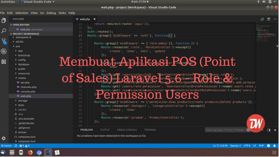 (Part 5) Membuat Aplikasi POS (Point of Sales) Laravel 5.6 - Role ... (Part 5) Membuat Aplikasi POS (Point of Sales) Laravel 5.6 - Role ...